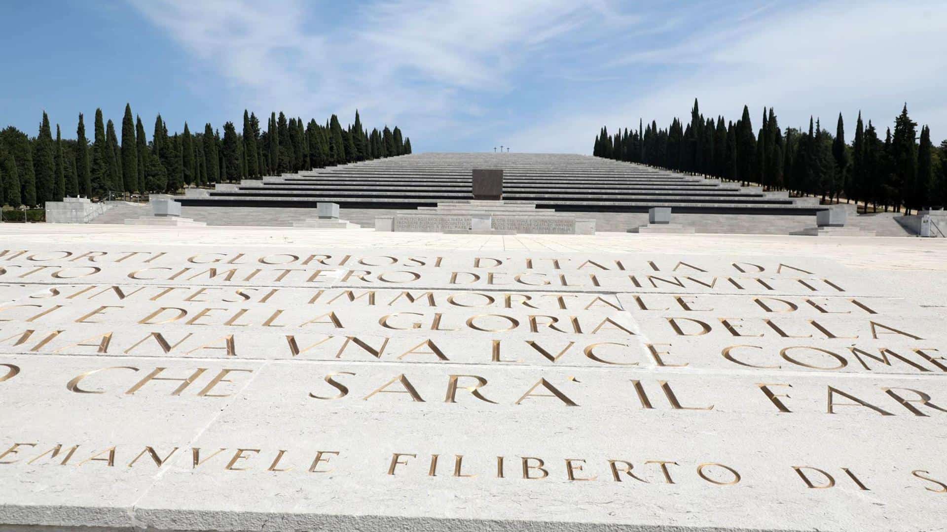 Guided tour of the Redipuglia Memorial, the Dolina dei Bersaglieri and ...